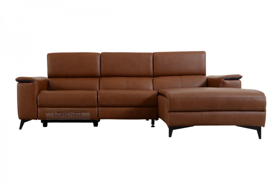 Dante 5794L 3 Seater L-shaped Leather Sofa | Lorenzo